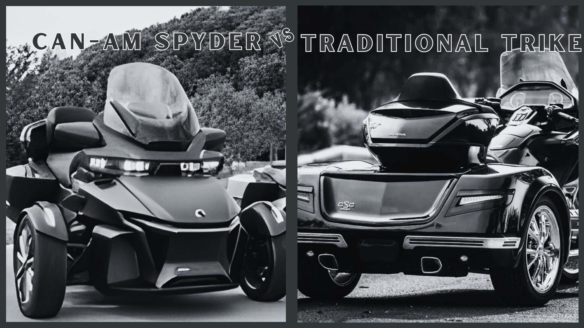 Traditional Motorcycle Trikes vs. Can-Am Roadsters: A Comprehensive Co ...